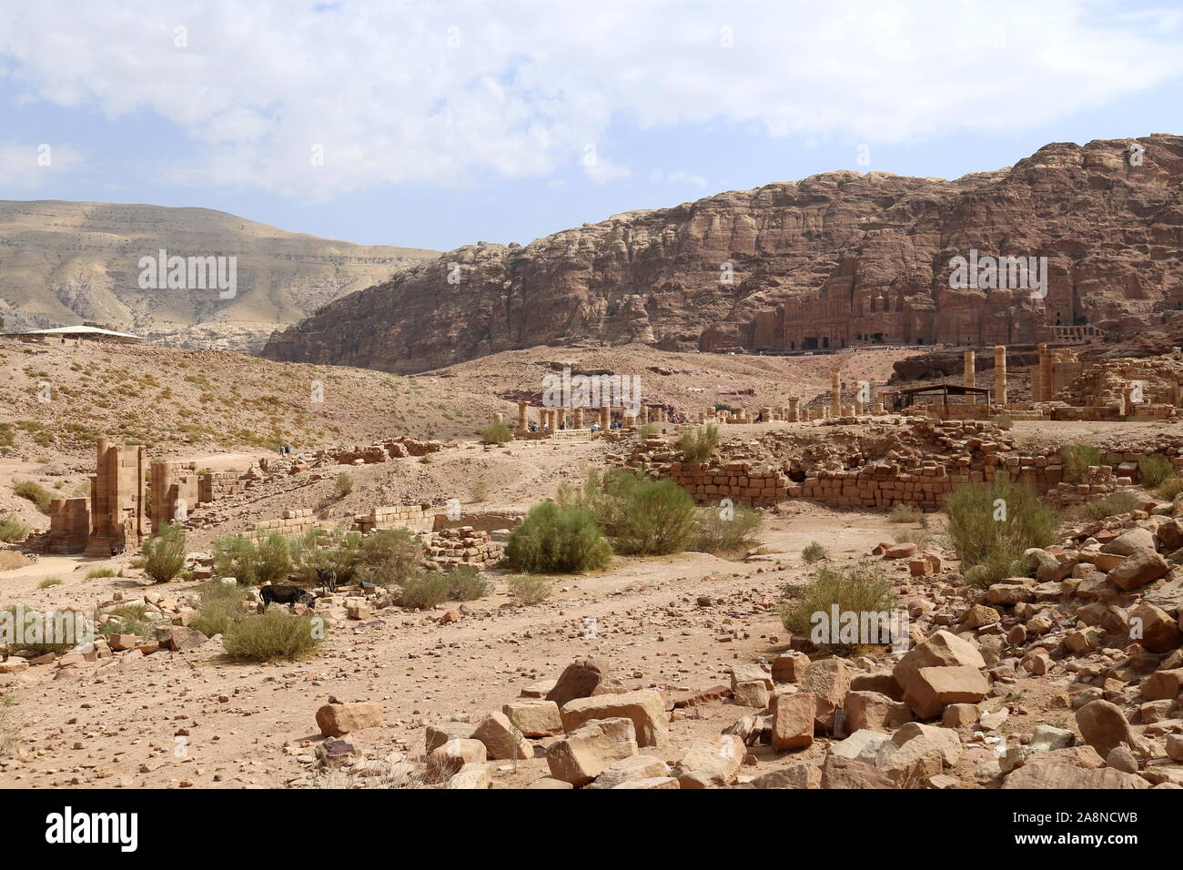 Qasr Al Bint temple complex, Petra, Wadi Musa, Ma'an Governorate ...