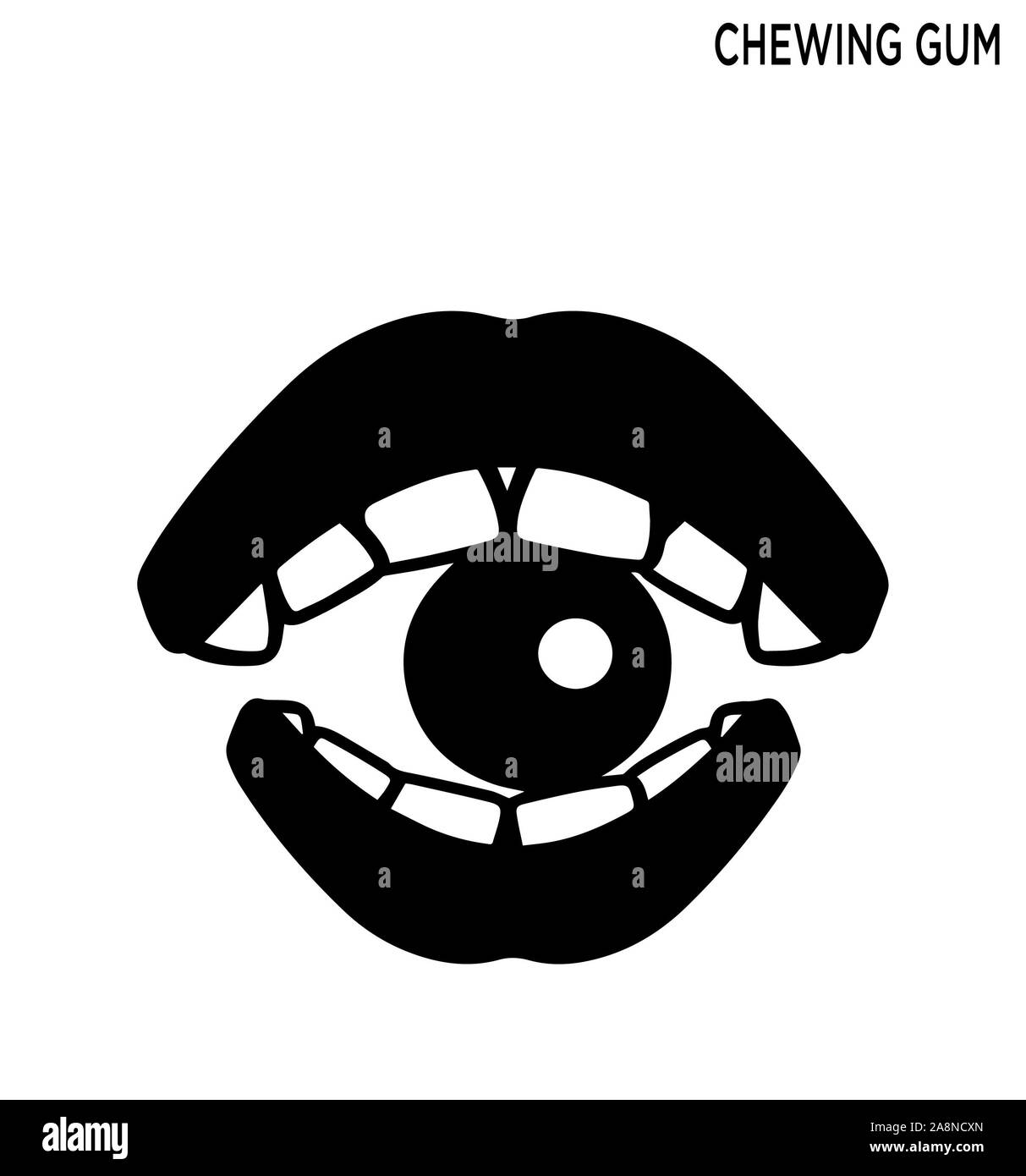 Gum icon hi-res stock photography and images - Alamy