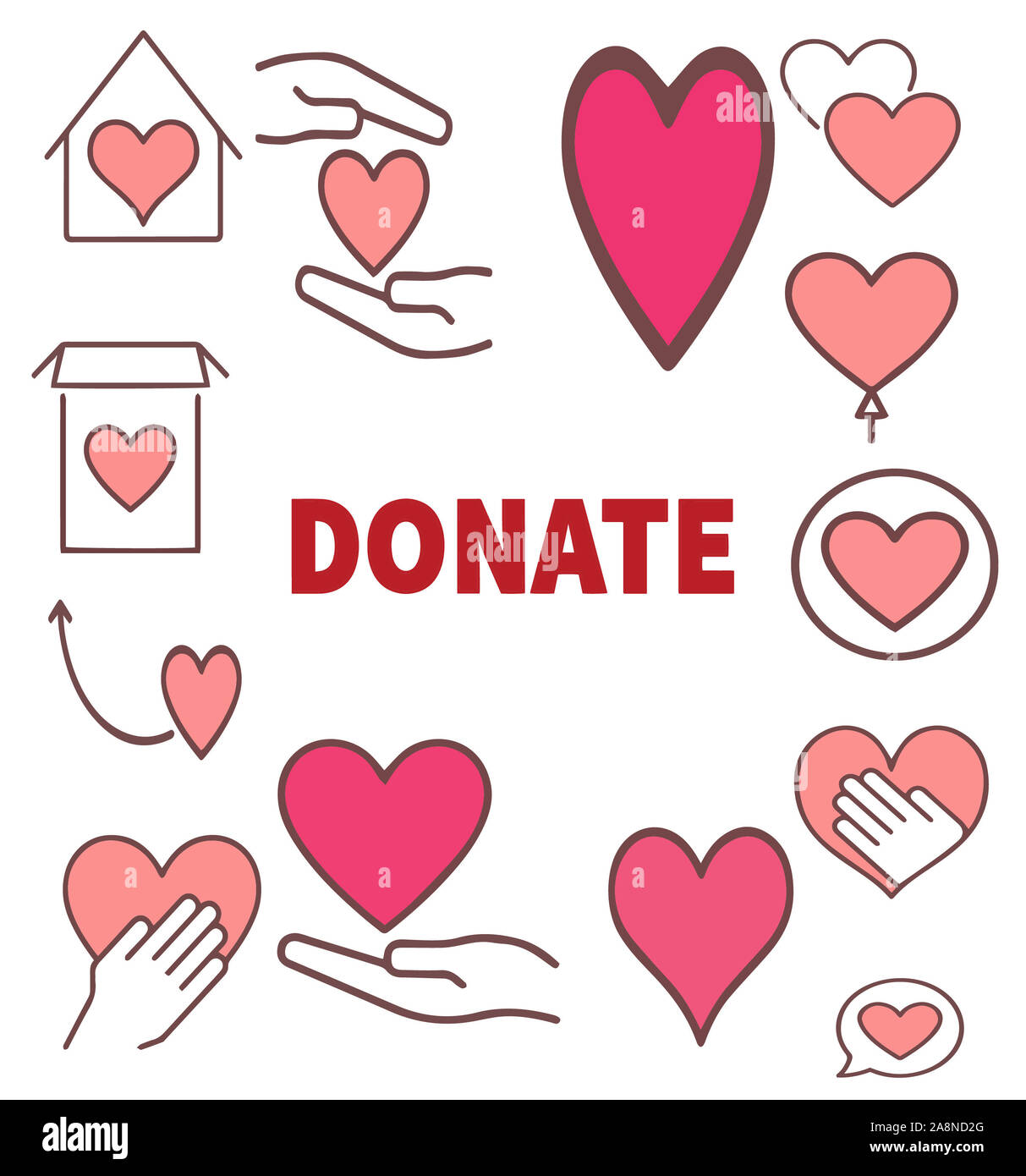 Give money icon hi-res stock photography and images - Alamy
