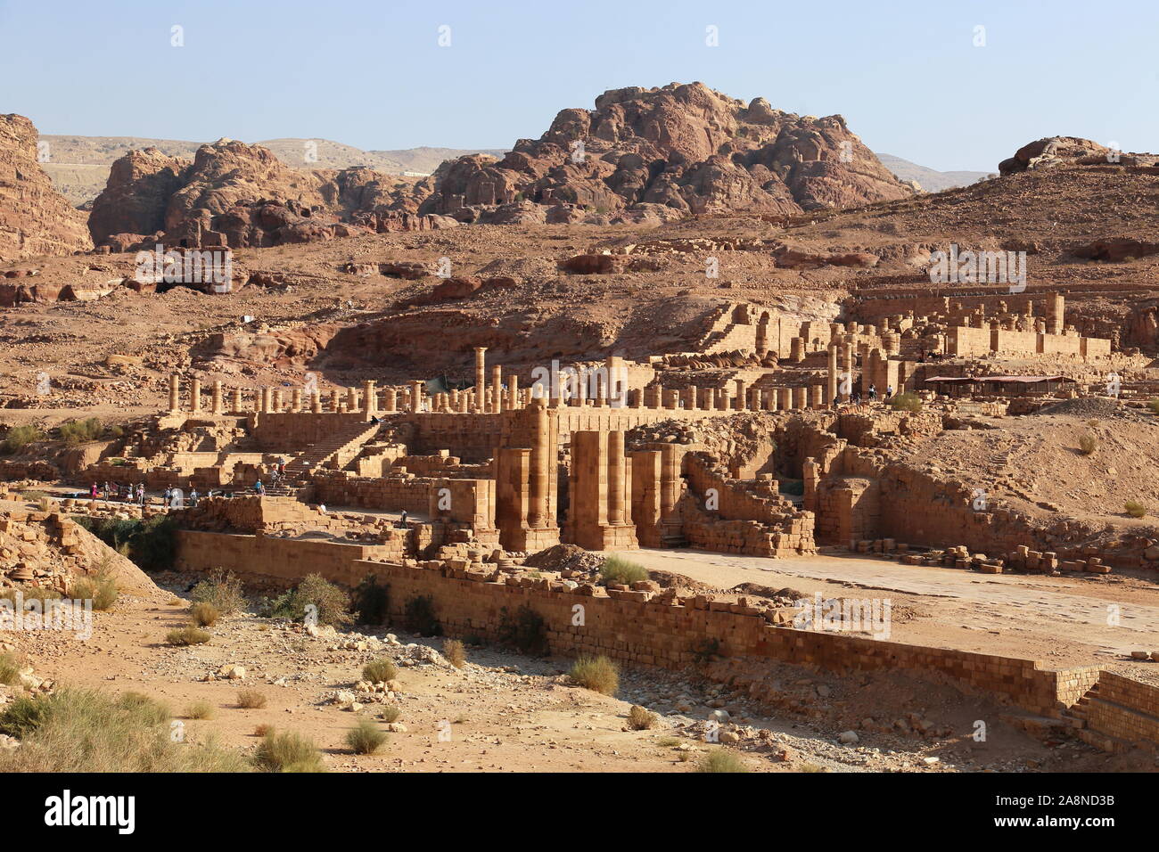 Temenos Gate and Great Temple, Petra, Wadi Musa, Ma'an Governorate ...