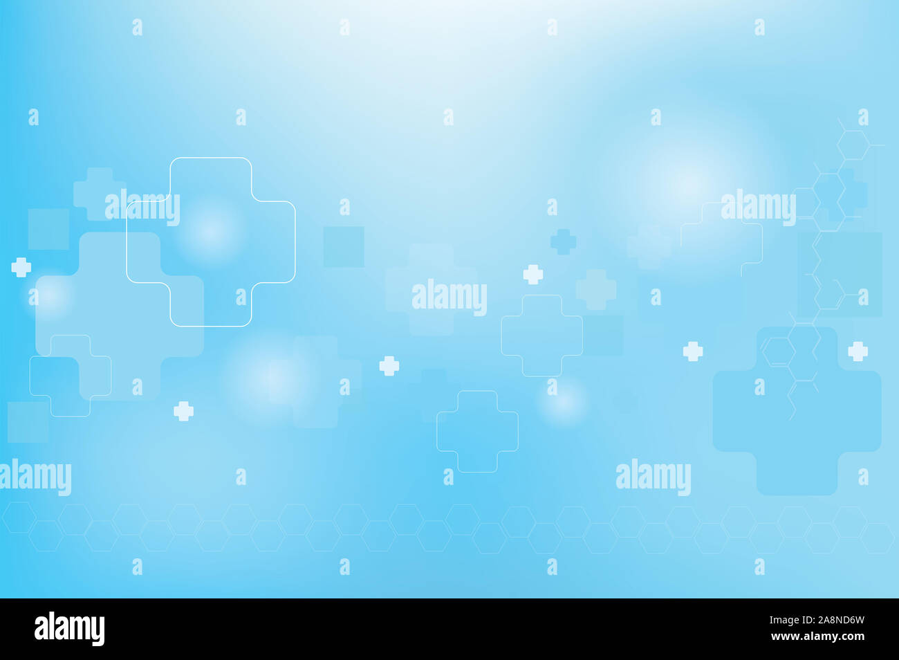 Geometry, positive and hexagon symbols Medical concept background Stock ...