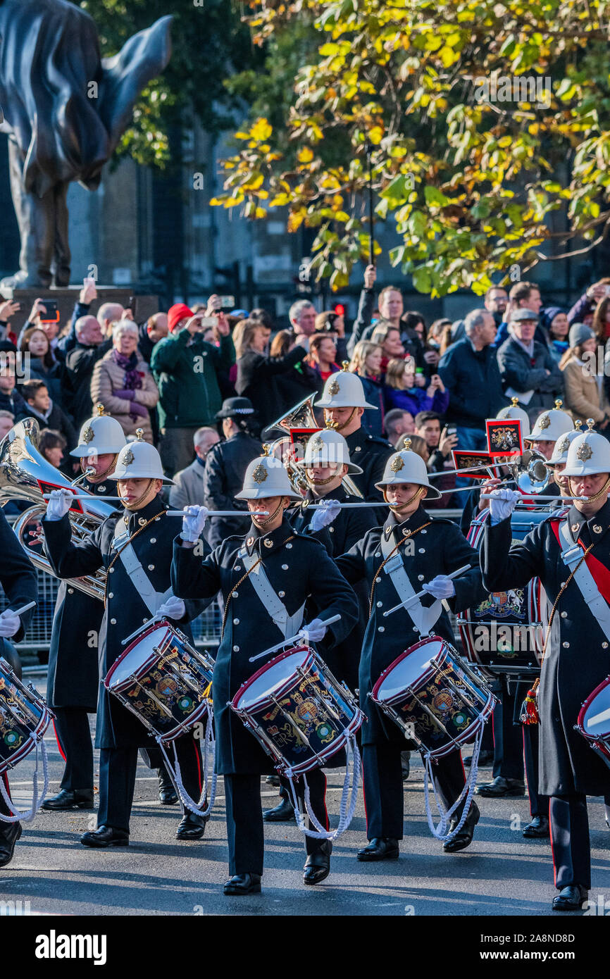 London, UK. 10th Nov, 2019. TThe Royal Navy and Royal Marines ...