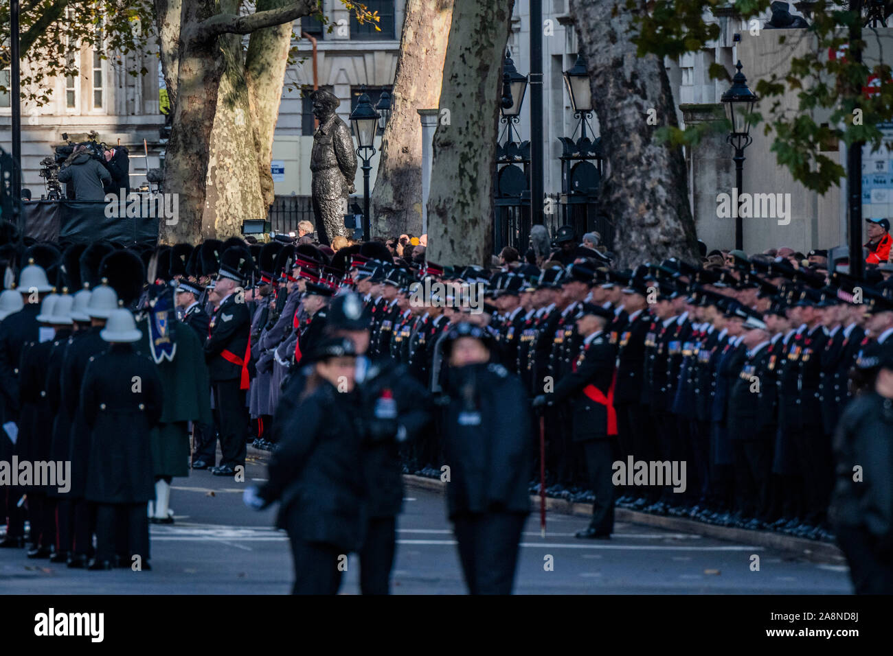 London, UK. 10th Nov, 2019. The Remembrance Sunday Parade at teh ...