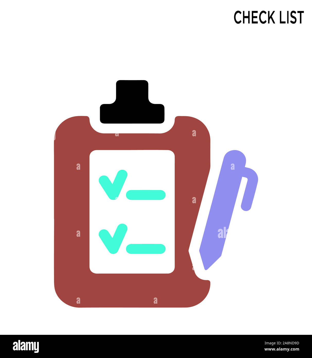 Check list icon hi-res stock photography and images - Alamy