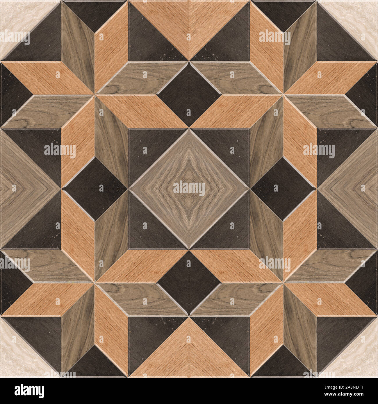 seamless triangles pattern wooden background for wall and floor Stock ...