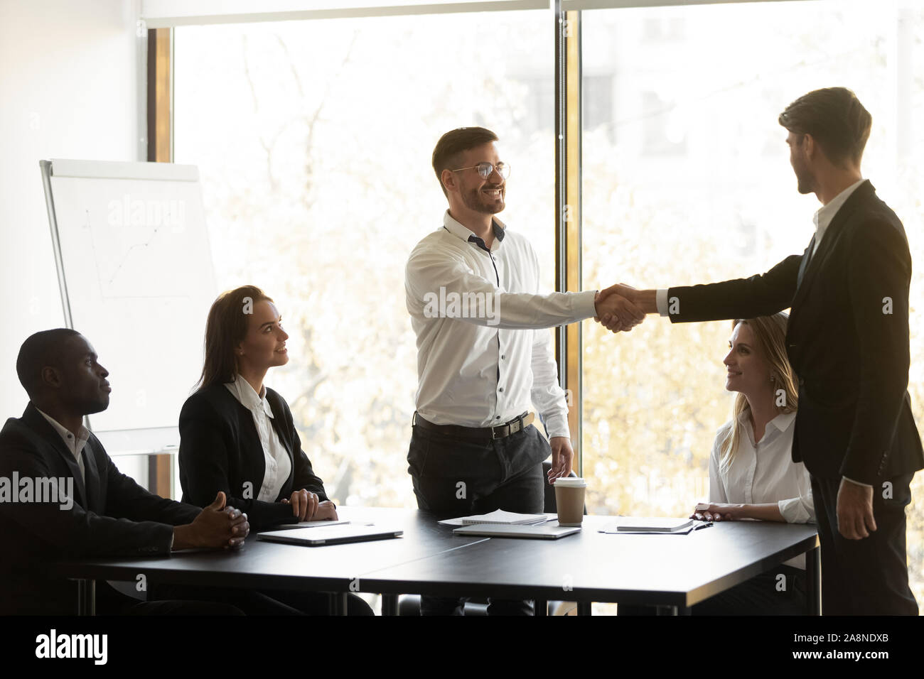 Businessmen insure hi-res stock photography and images - Alamy
