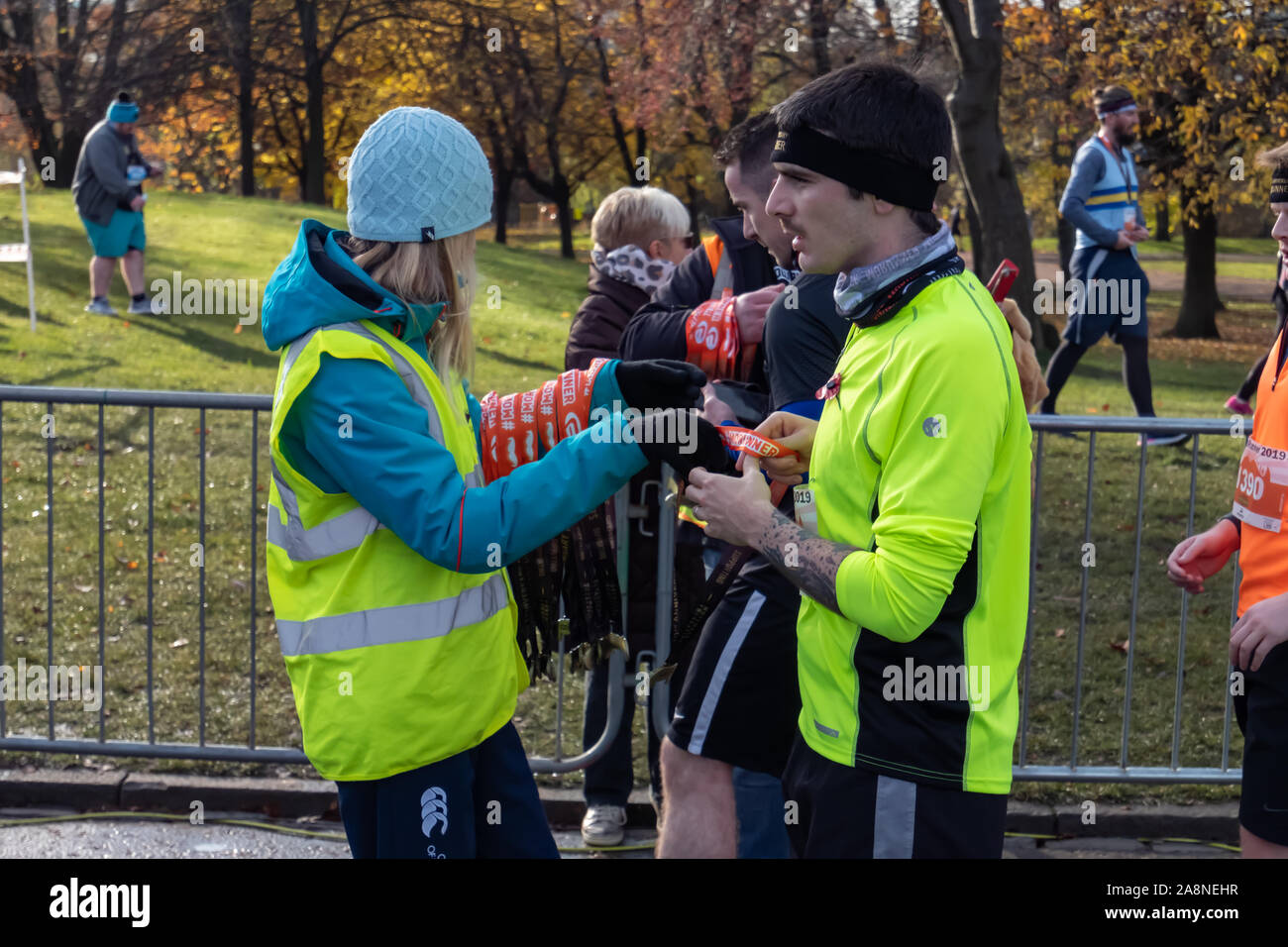 Athlete receiving medal hi-res stock photography and images - Alamy