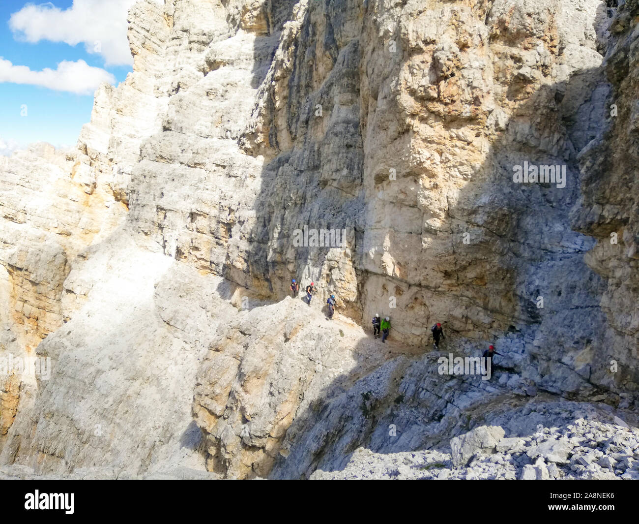 Narrow mountain ledge hi-res stock photography and images - Alamy