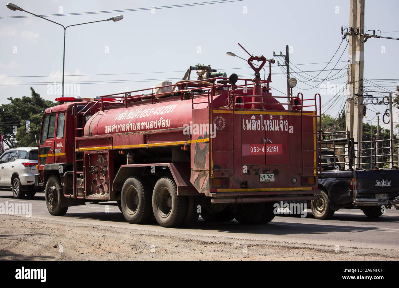 Thai fire engine hi-res stock photography and images - Alamy
