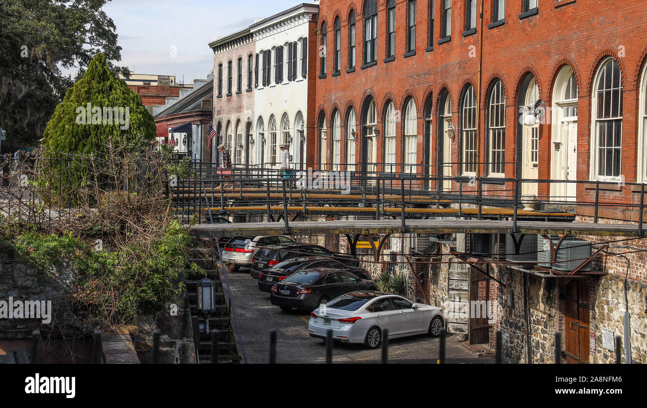 Factor's Walk in Savannah by the River Stock Photo - Alamy