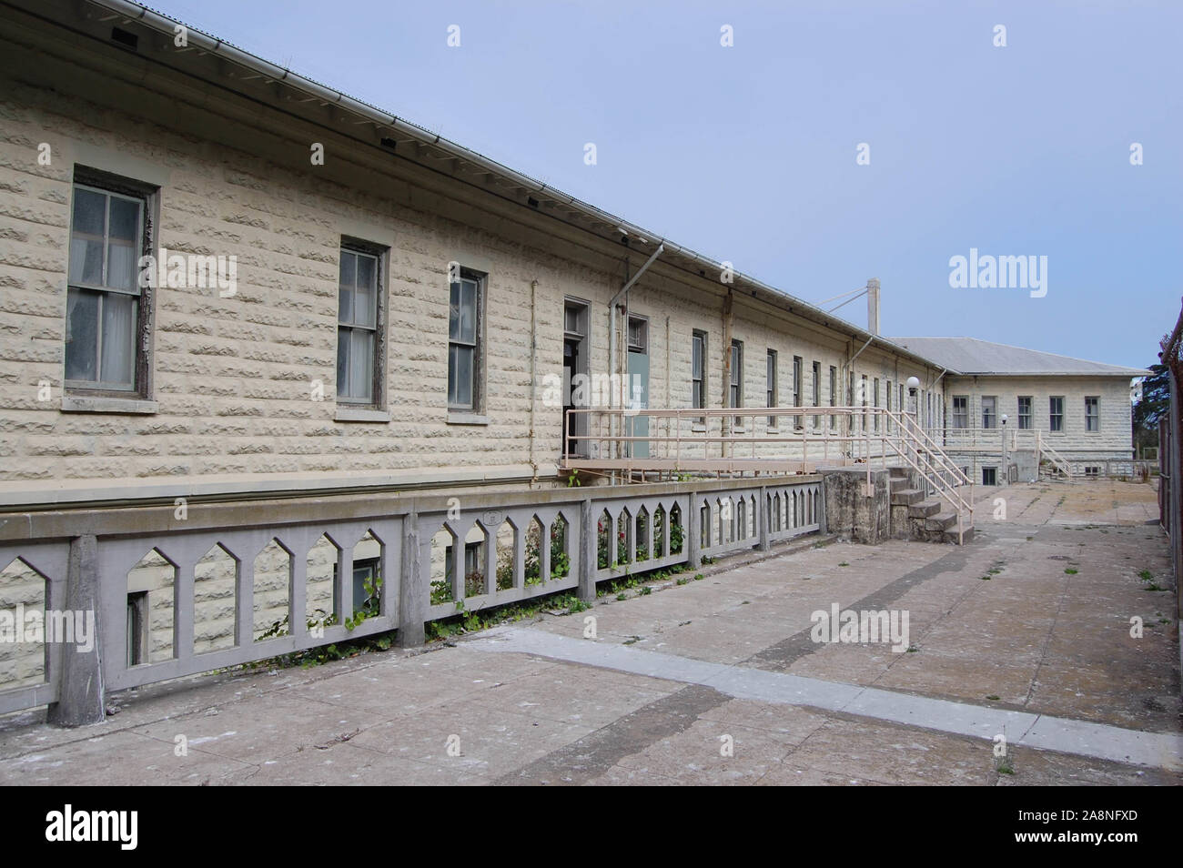 Alcatraz guards quarters San Francisco USA Stock Photo - Alamy