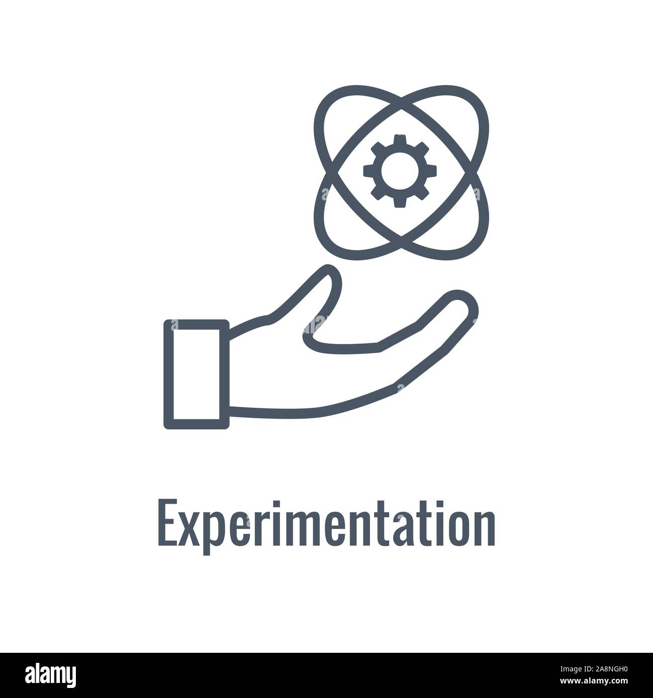 Science & Research Icon showing one part of the scientific process ...
