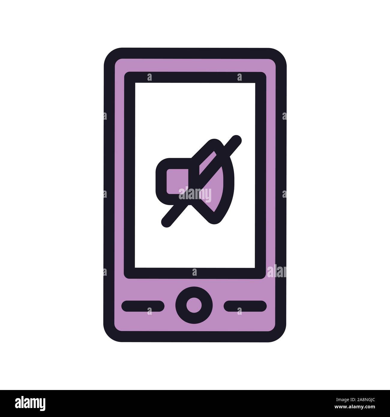 Phone cut off Stock Vector Images - Alamy