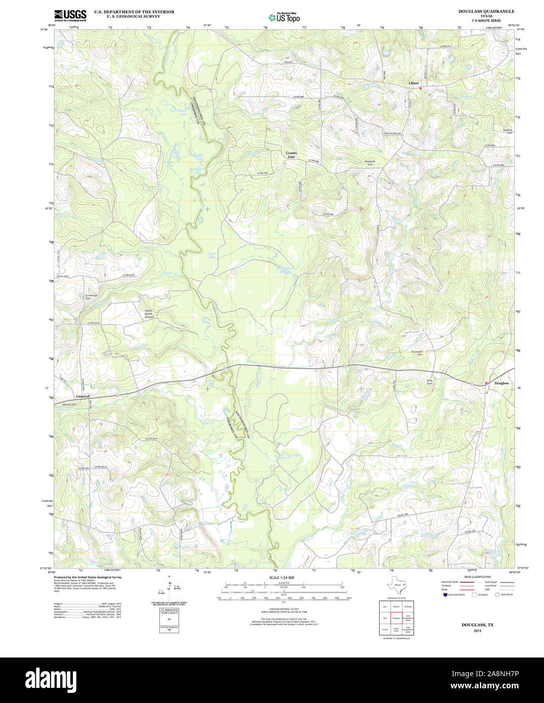 Map of douglass hi-res stock photography and images - Alamy