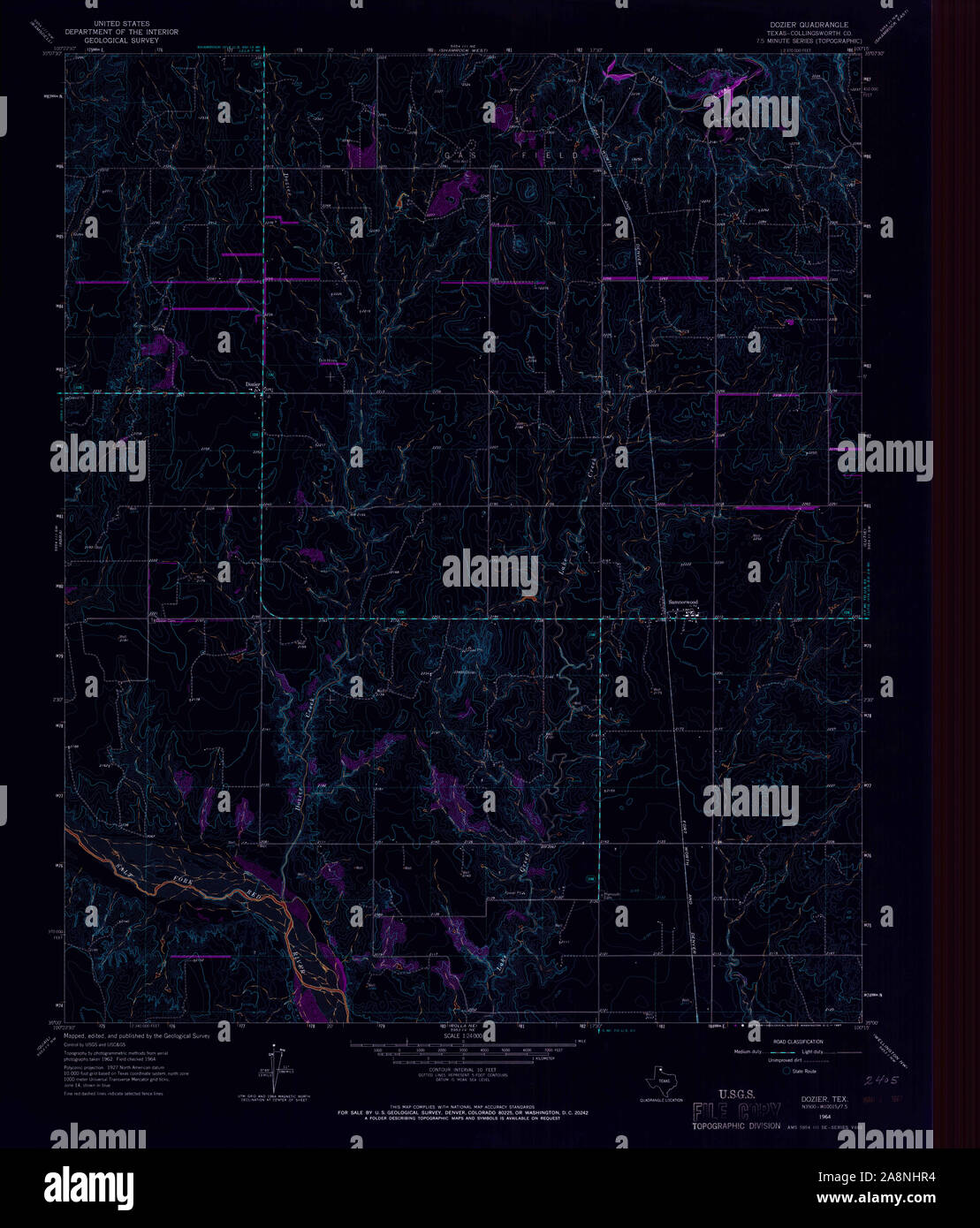 Map of dozier hi-res stock photography and images - Alamy