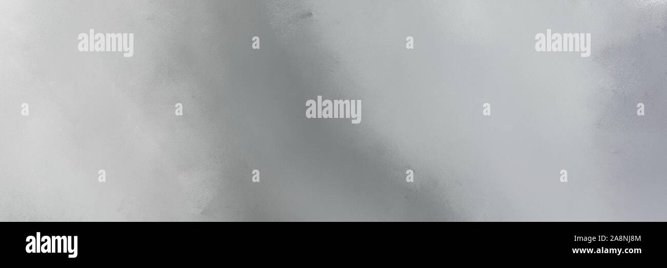 abstract diffuse painted banner background with ash gray, gray gray and ...