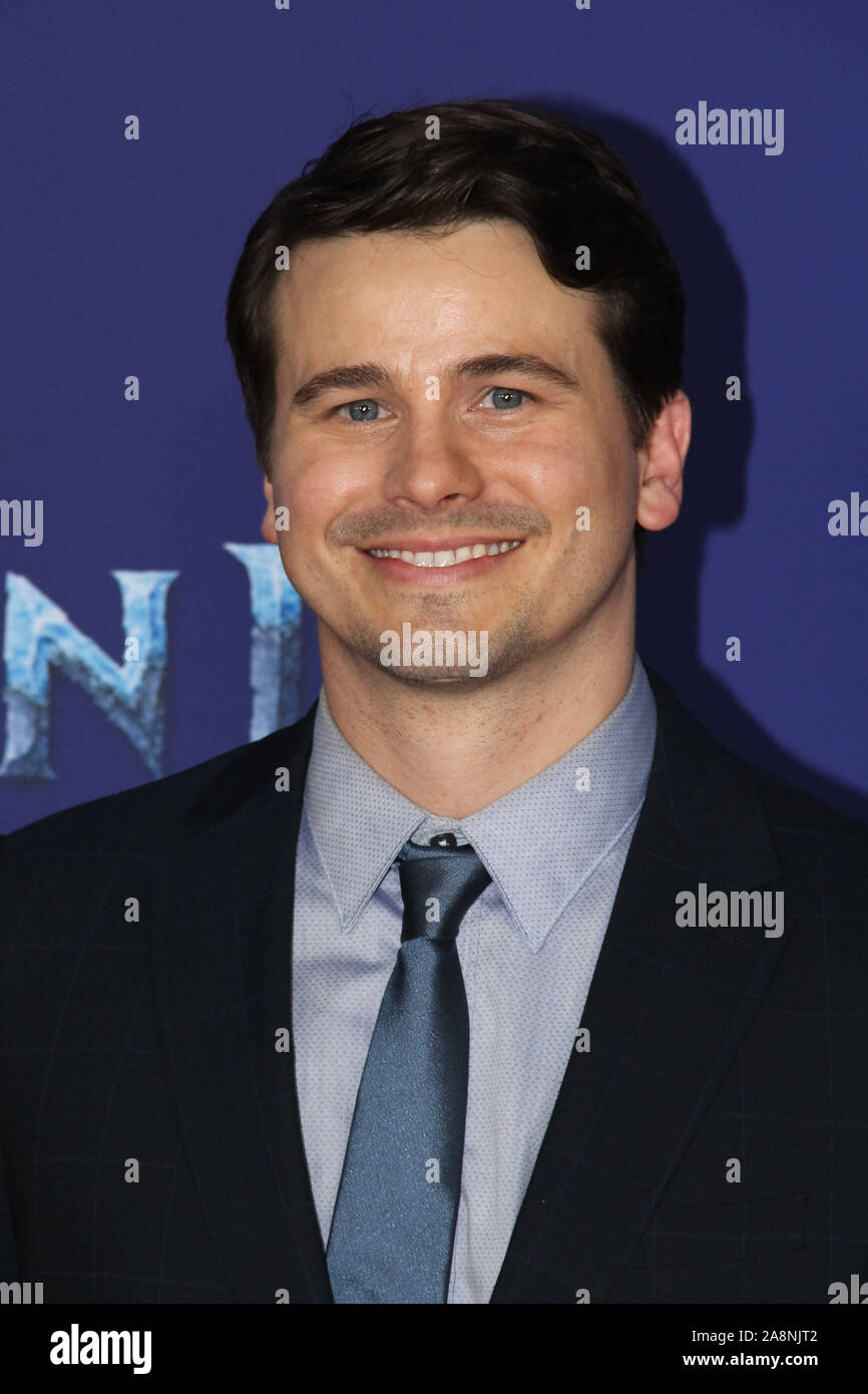 Jason Ritter at Disney's World Premiere of "Frozen II". Held at the ...