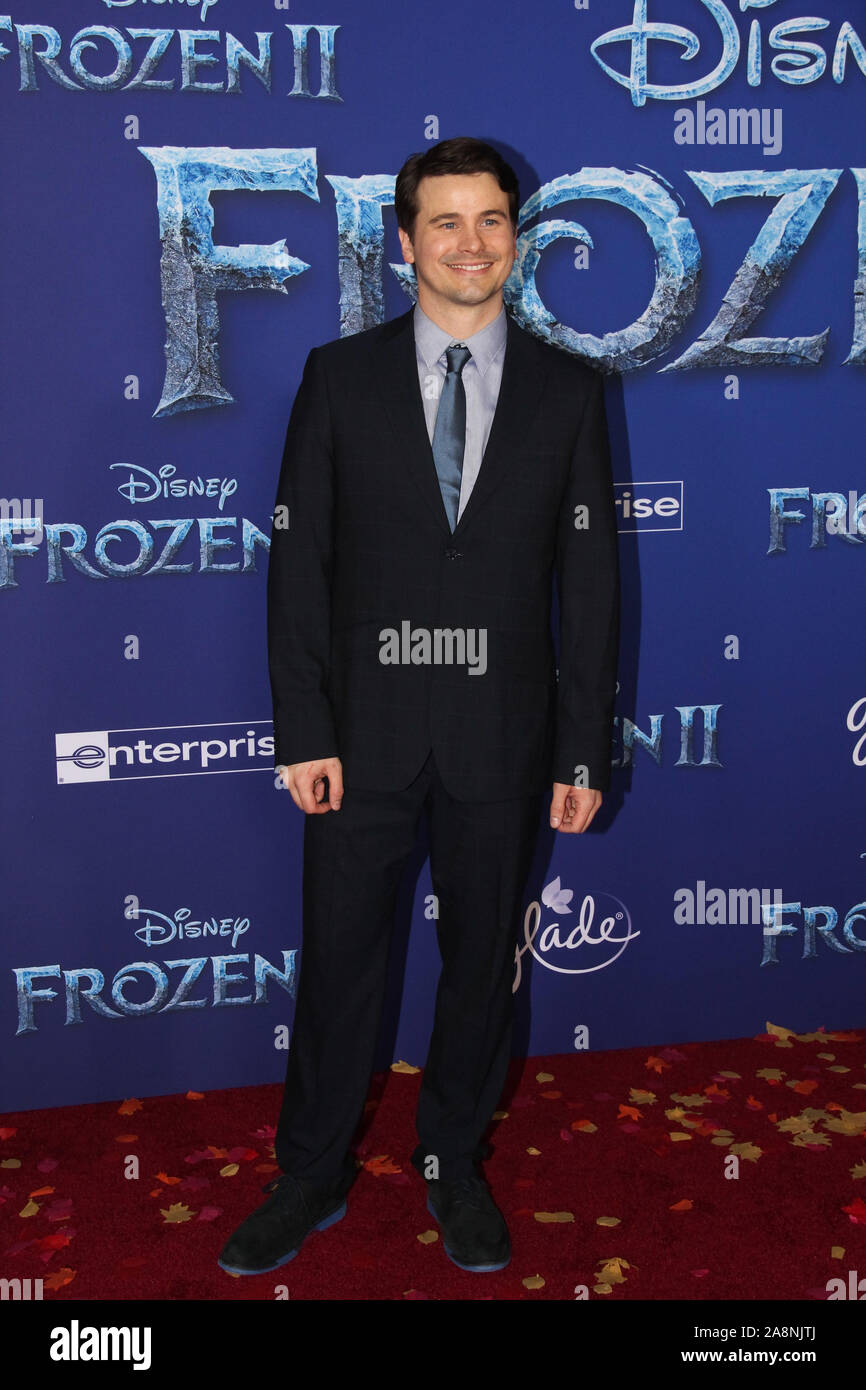Jason Ritter at Disney's World Premiere of "Frozen II". Held at the ...