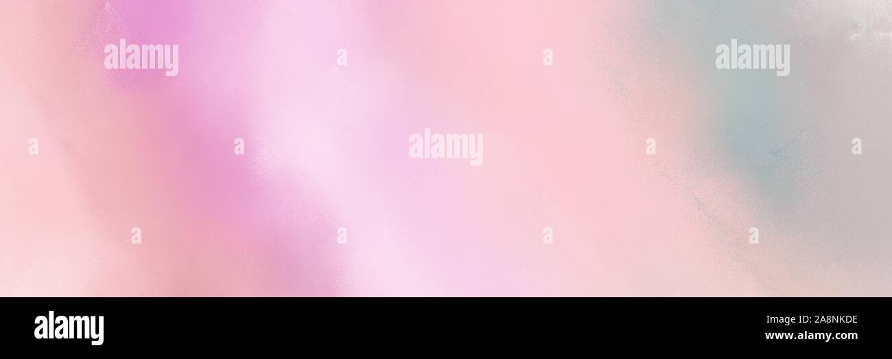 abstract diffuse painted banner background with baby pink, ash gray and ...