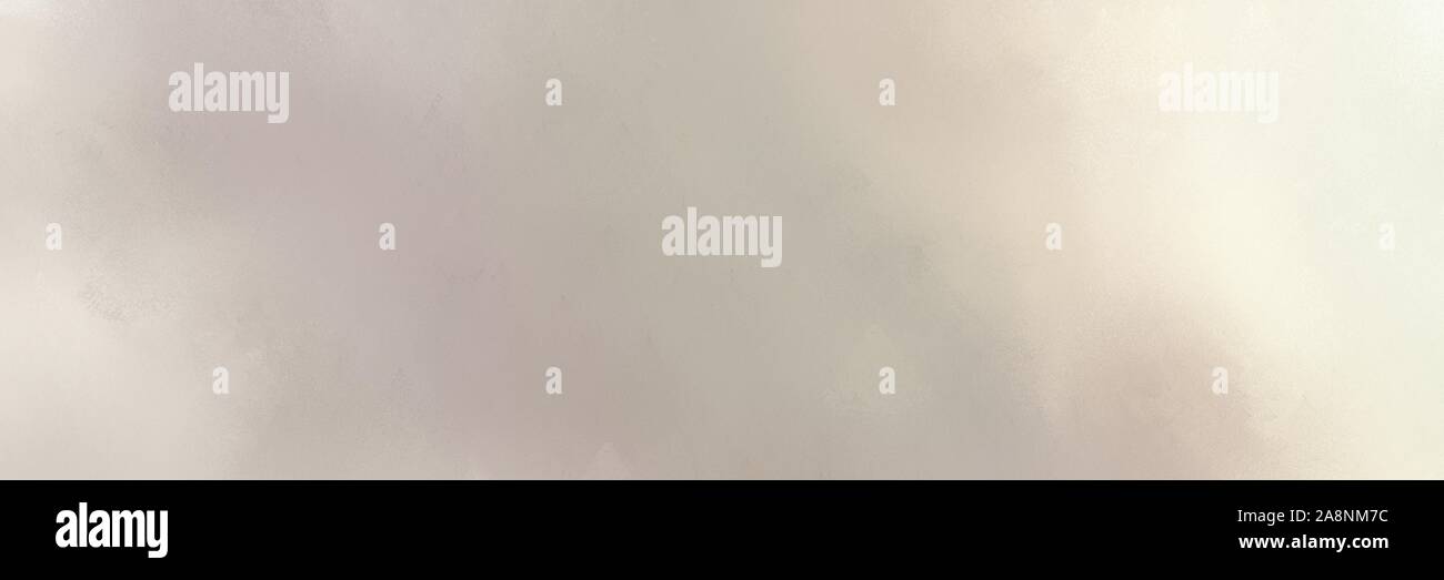 abstract diffuse painted banner background with ash gray, beige and ...
