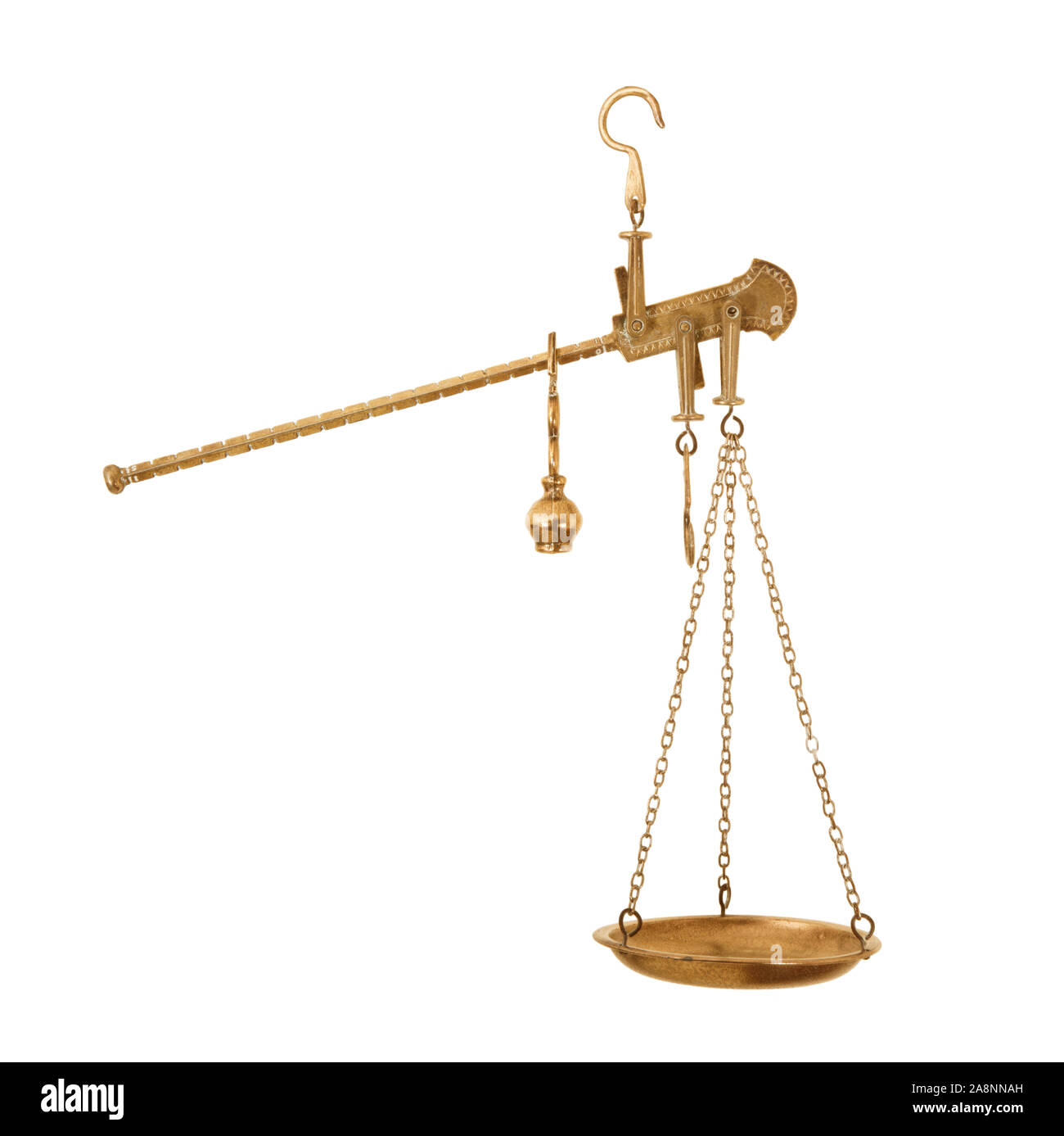 old scales on white background Stock Photo - Alamy