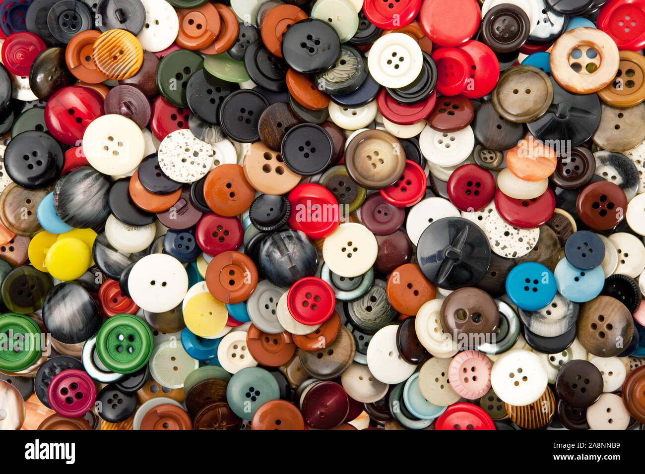 great texture of vintage buttons Stock Photo - Alamy