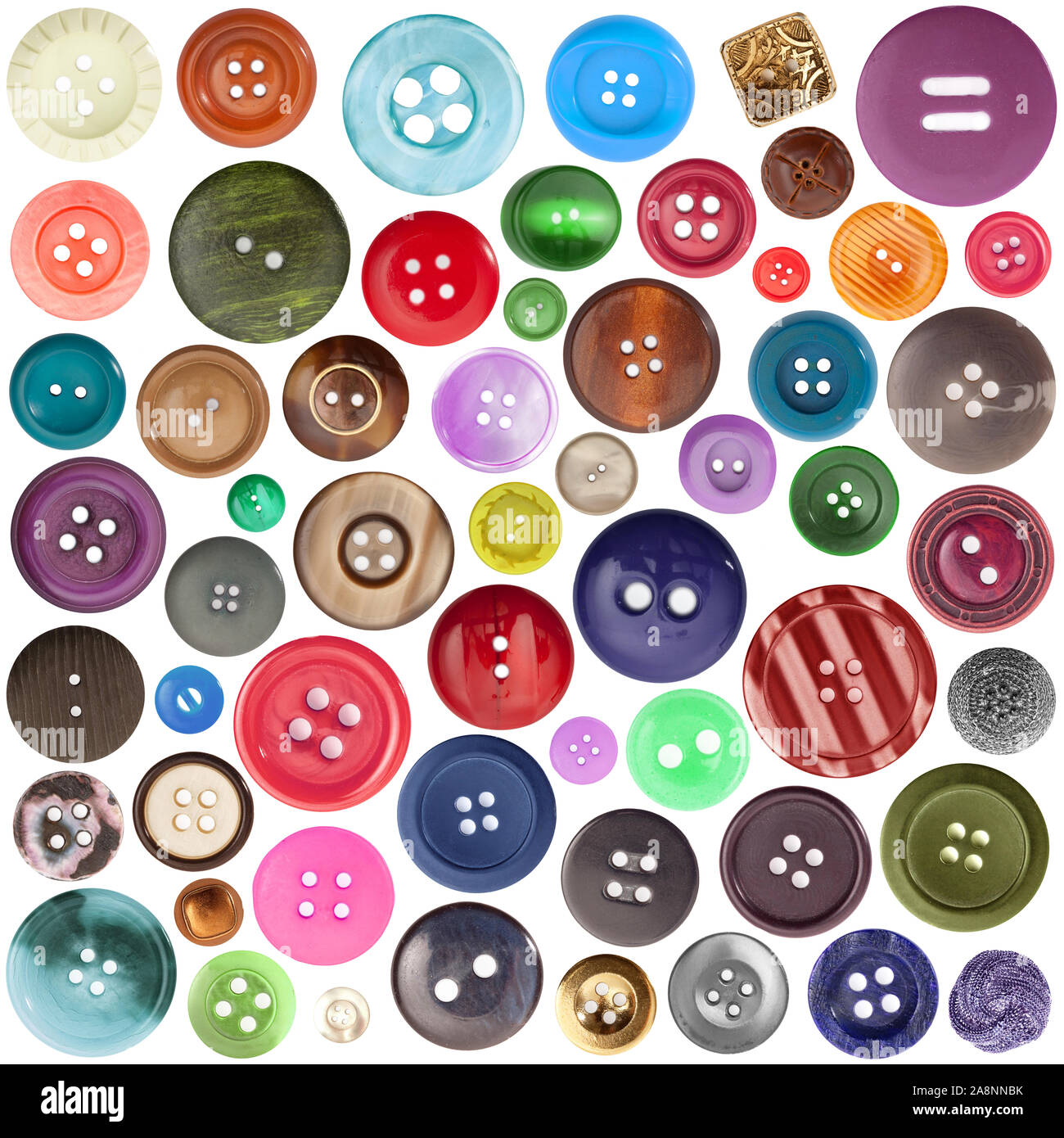 Color sample buttons Cut Out Stock Images & Pictures - Alamy