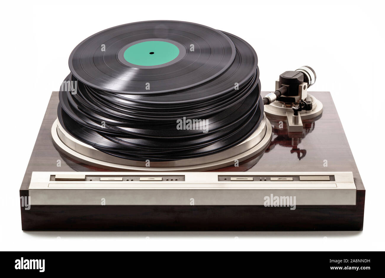 Stereo turntable Cut Out Stock Images & Pictures - Alamy
