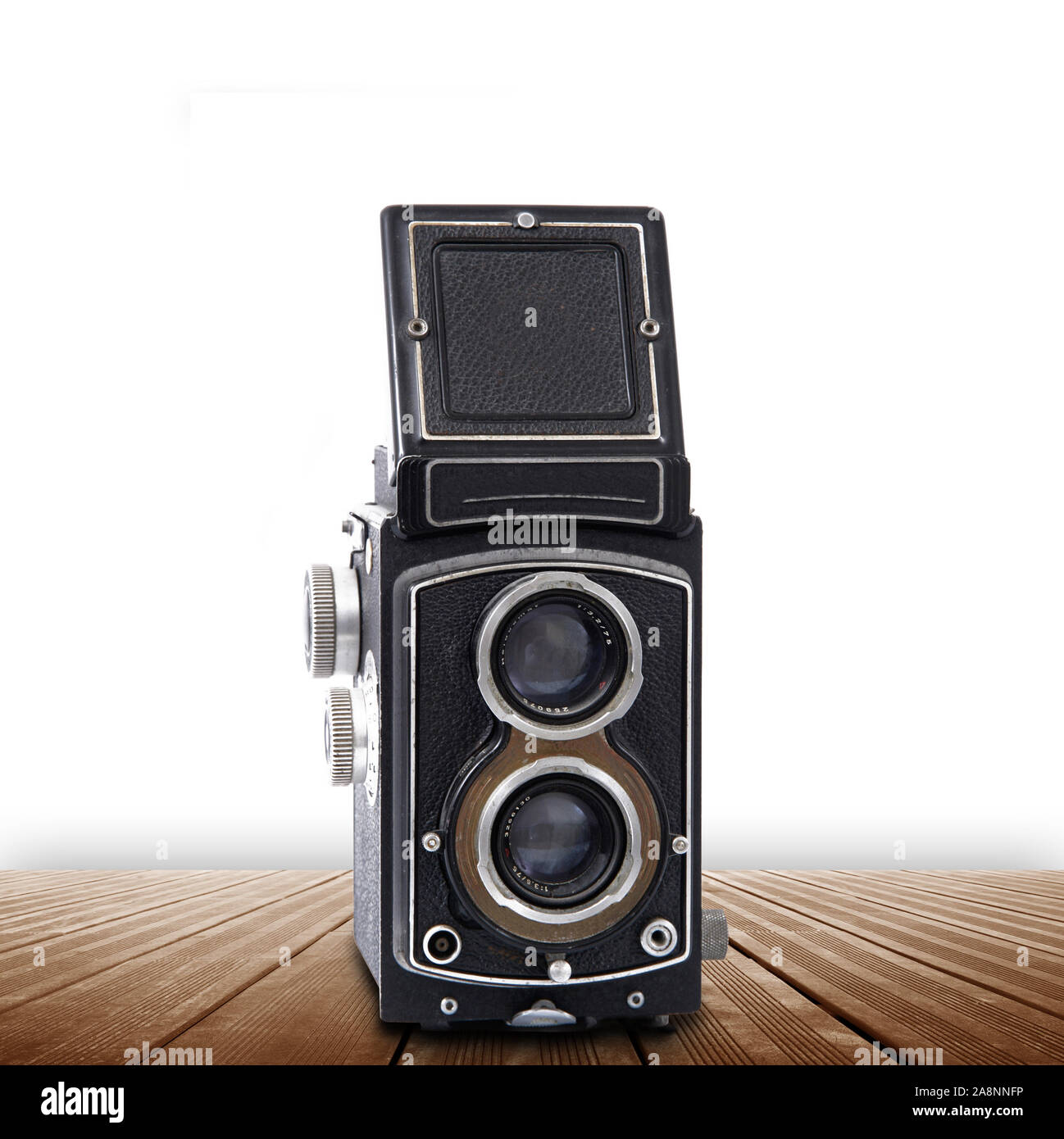 Vintage camera on white hi-res stock photography and images - Alamy