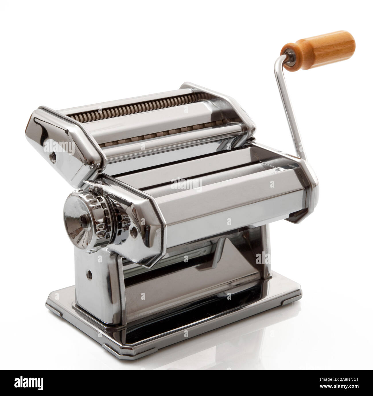 manual machine for pasta on white background Stock Photo - Alamy