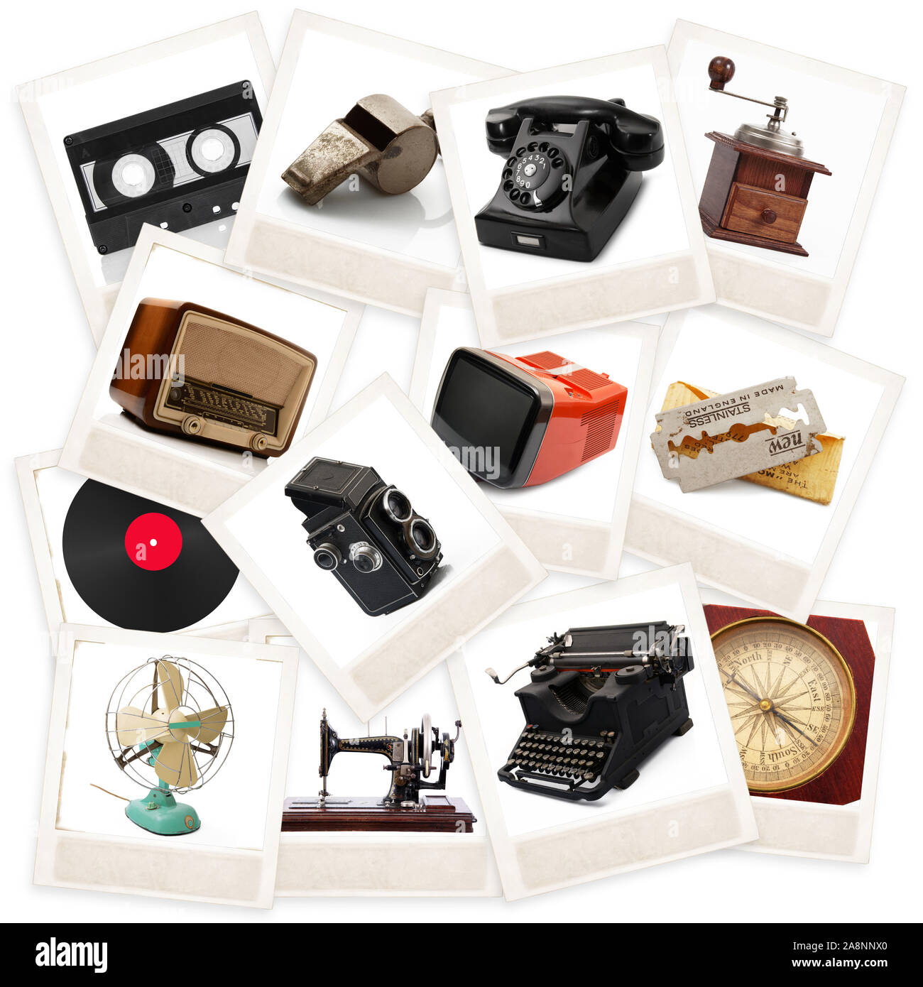 an original great vintage objects collection Stock Photo - Alamy