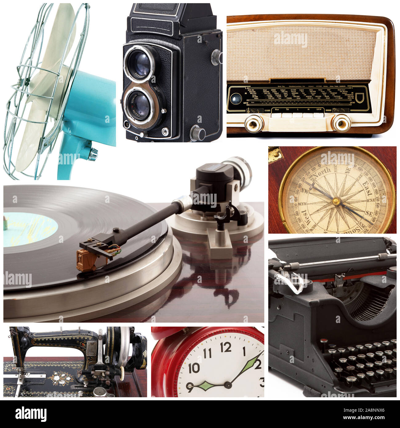 an original great vintage objects collection Stock Photo - Alamy