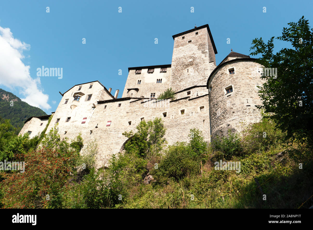 The Medieval castle of Tures in Aurina Valley Stock Photo - Alamy