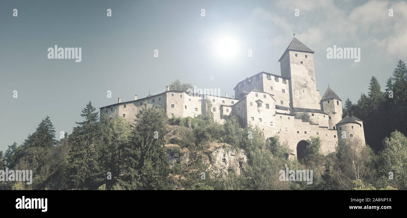 The Medieval castle of Tures in Aurina Valley Stock Photo - Alamy