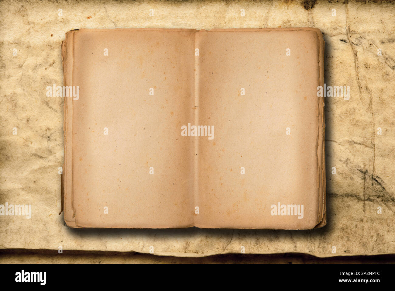 old vintage book with empty space to write Stock Photo - Alamy