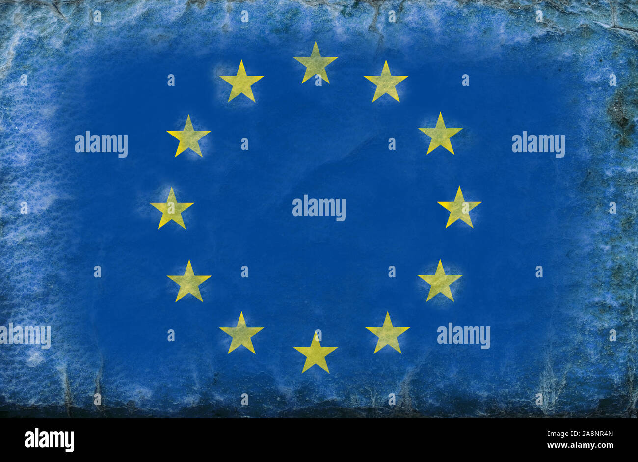 an Europe flag old style Stock Photo - Alamy