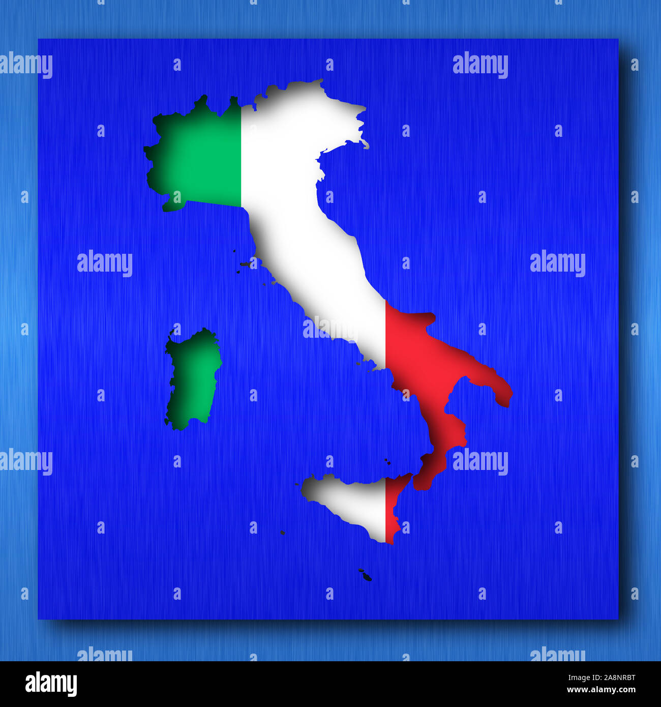Map of italy on texture hi-res stock photography and images - Alamy