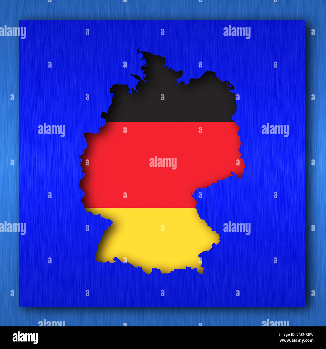 Map of germany on texture hi-res stock photography and images - Alamy