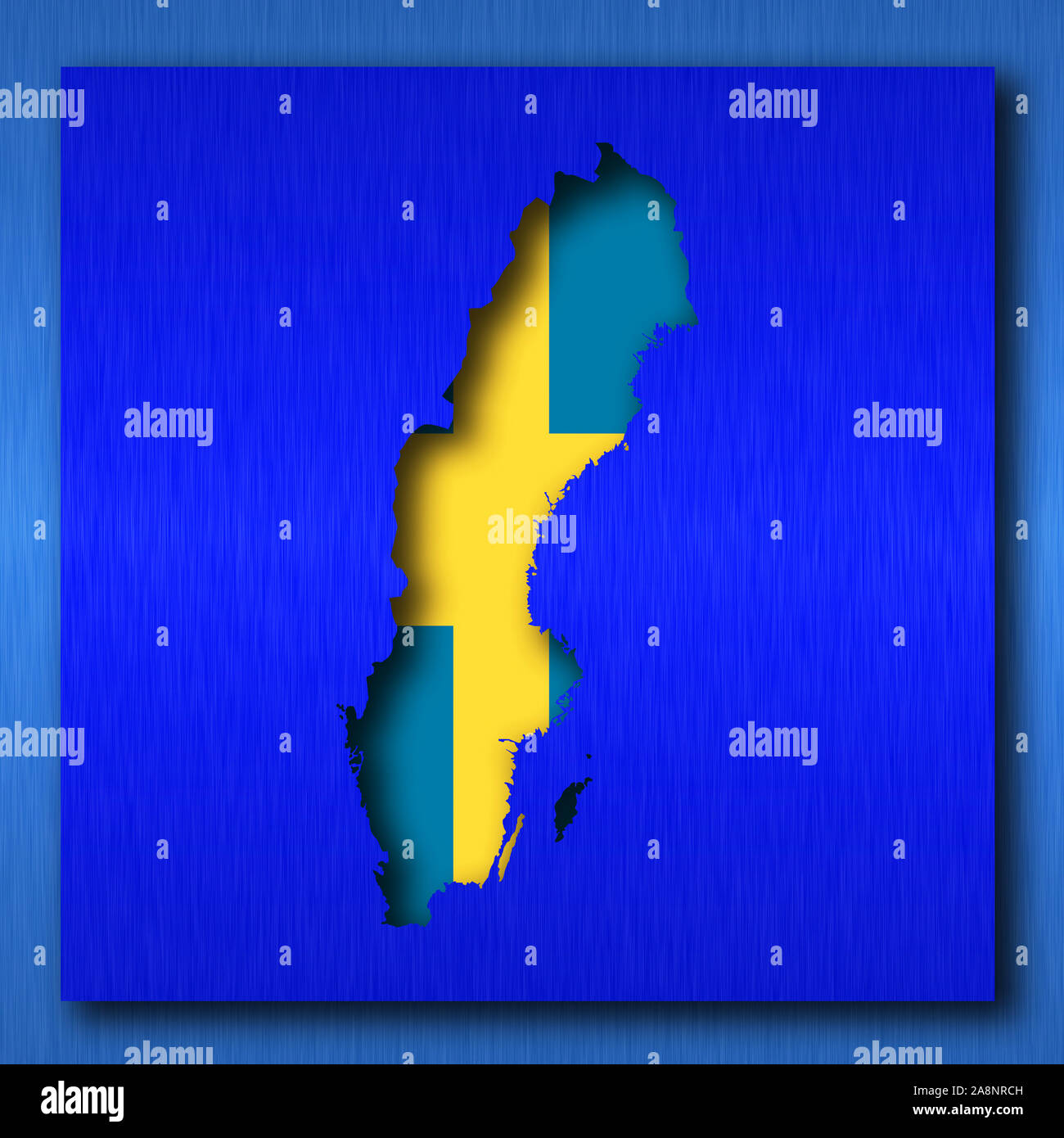 Old swedish map hi-res stock photography and images - Alamy
