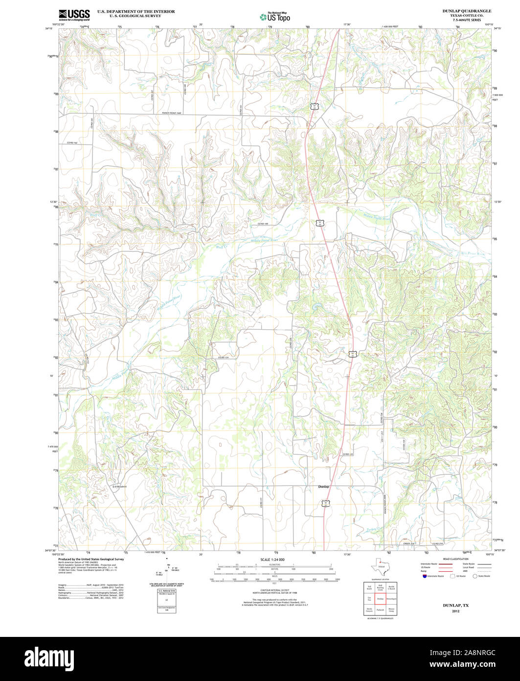 Dunlap map hi-res stock photography and images - Alamy