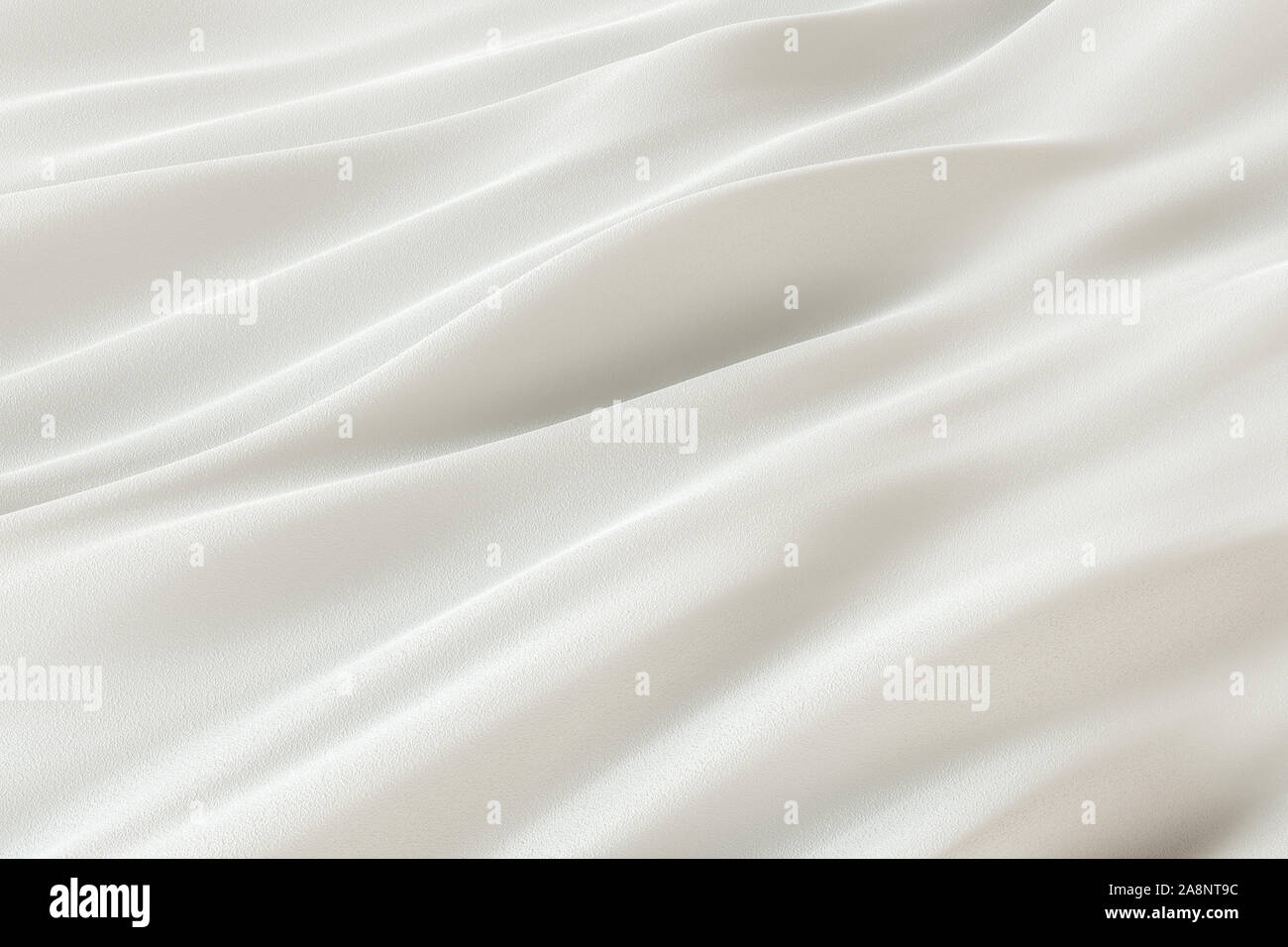 Flowing and waving cloth background, 3d rendering. Computer digital ...