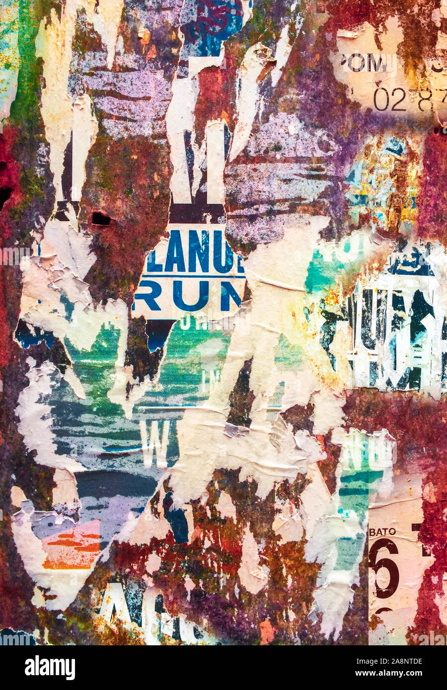 Torn billboard posters advertising damage hi-res stock photography and ...