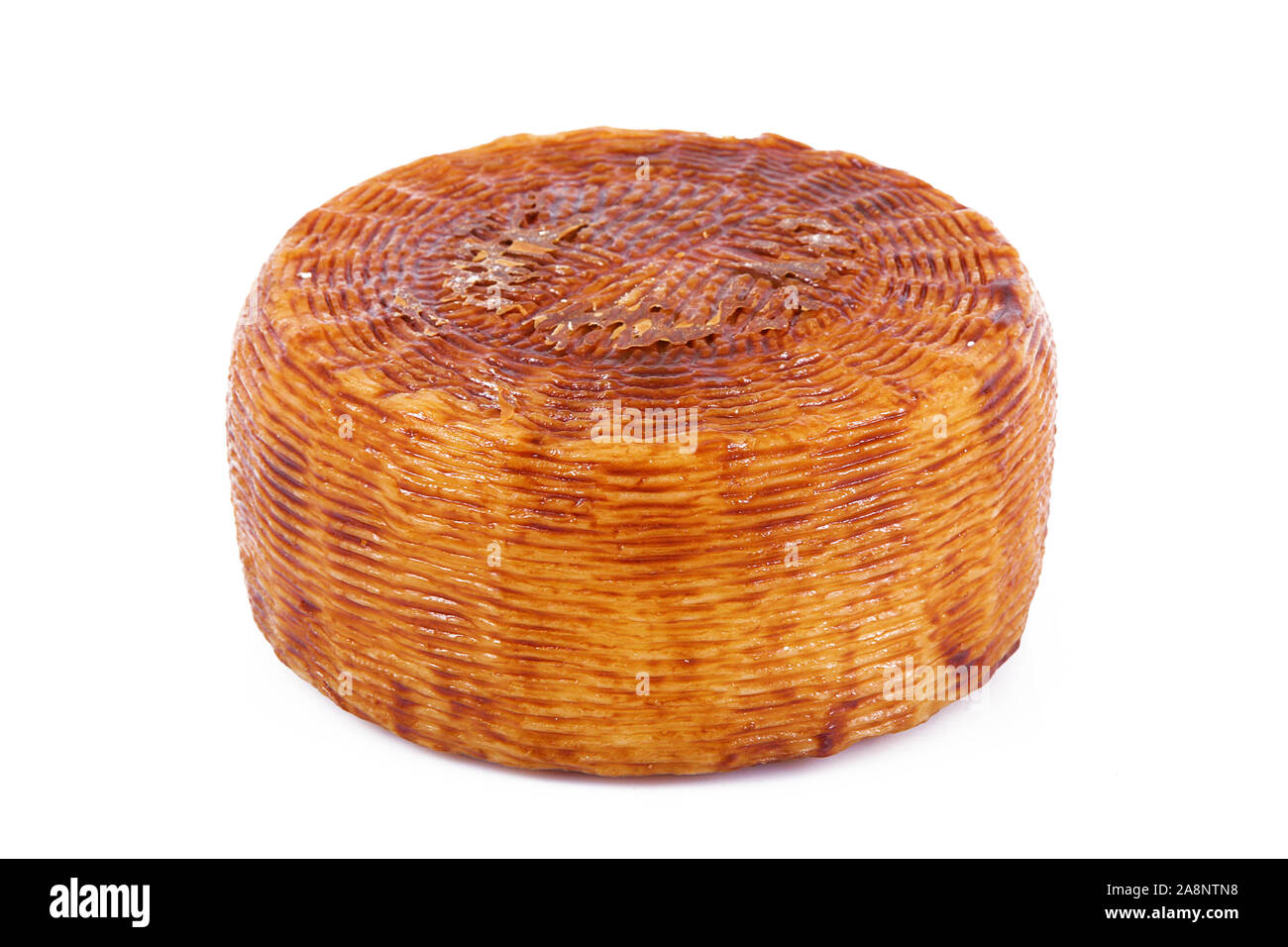 original italian cheese on white background Stock Photo - Alamy