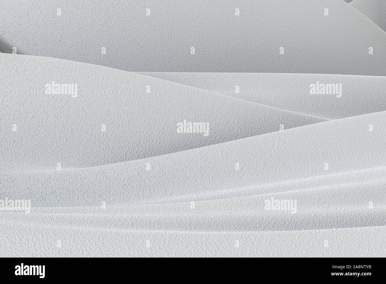 Flowing and waving cloth background, 3d rendering. Computer digital ...