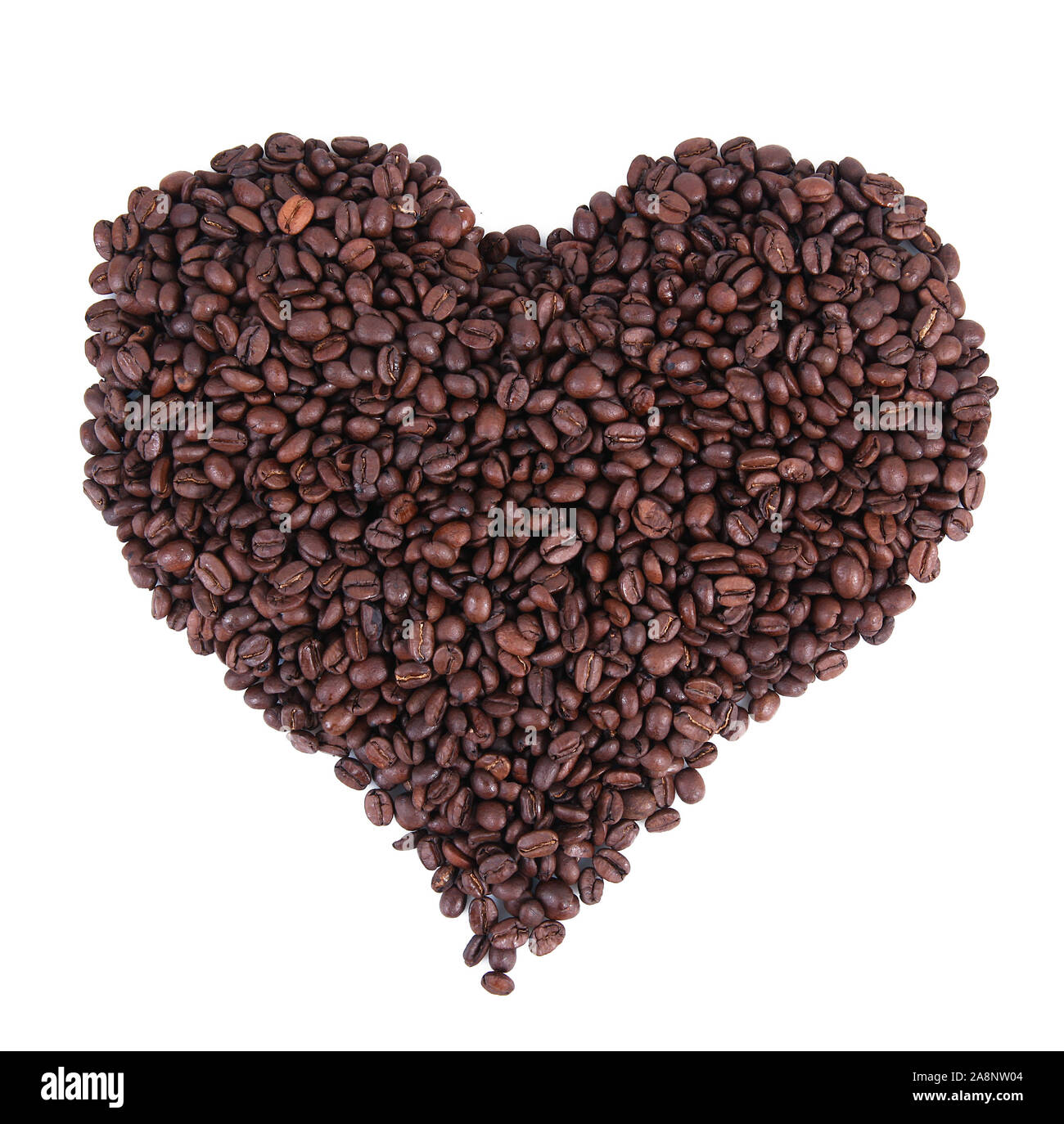 coffee hearth on white background Stock Photo - Alamy