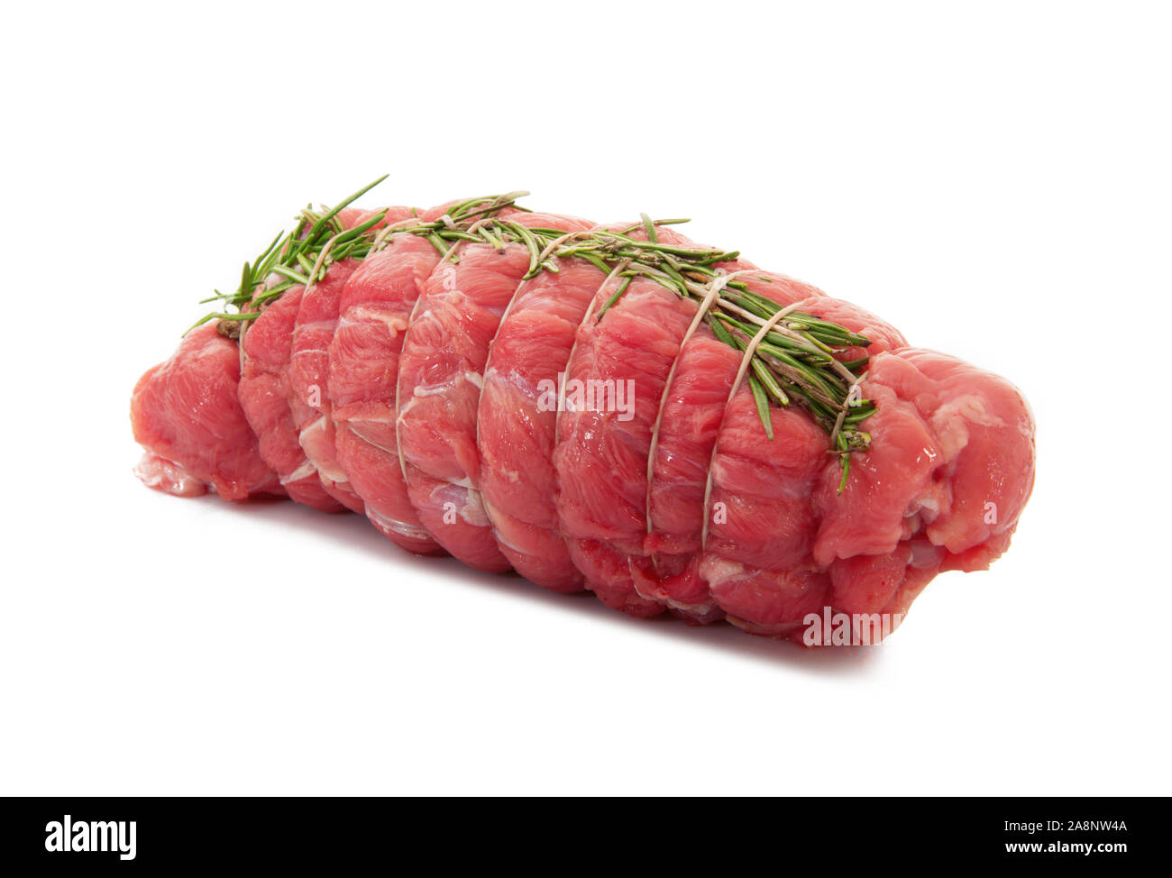 red meat on white background Stock Photo - Alamy
