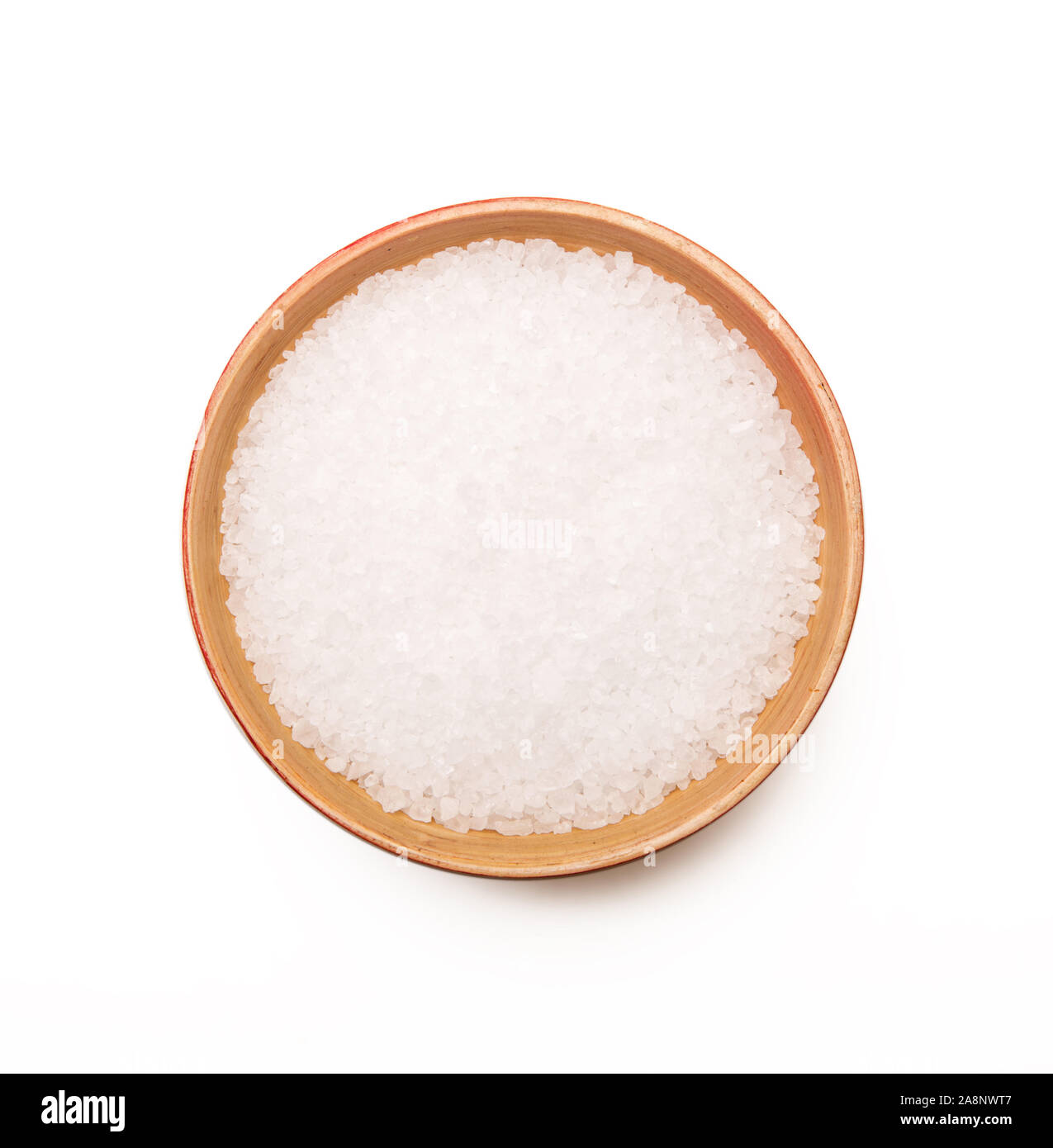 Salt on white background Cut Out Stock Images & Pictures - Alamy