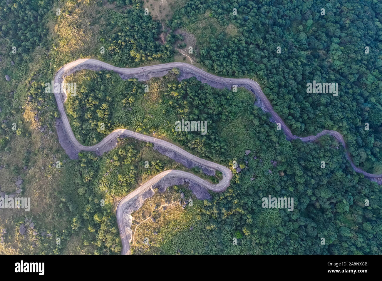 Hong, Kong, hill, road, landscape, mountain, green, nature, scenic, sky ...