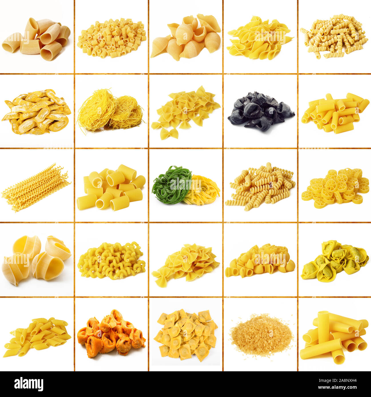 Original italian pasta spaghetti Cut Out Stock Images & Pictures - Alamy