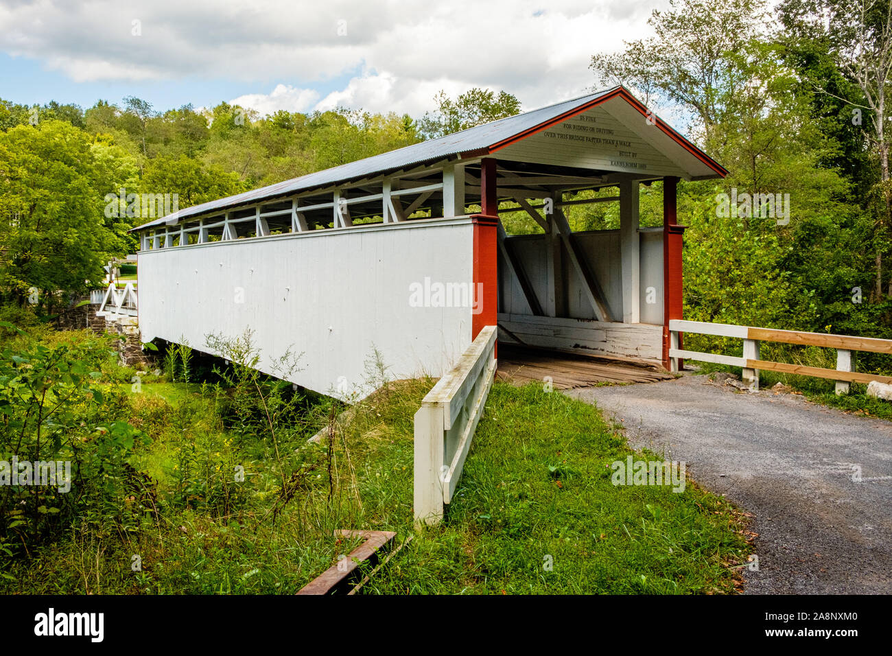 Jacksons Mill Covered Bridge, Covered Bridge Road, East Providence ...
